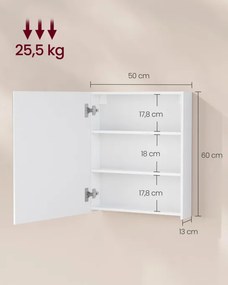 Zrcadlová skříňka KAILYN BBK012WB01