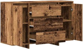 Servírovací skříň Staré dřevo 120 x 41 x 75 cm Kompozitní dřevo 3333913
