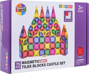 Magnetická stavebnice SUPER MAGNETISM Mini, 75 dílků