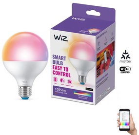 WiZ | LED RGB Stmívatelná žárovka G95 E27/11W/230V 2200-6500K Wi-Fi - WiZ | WI0141