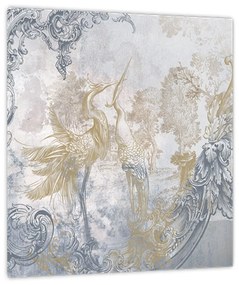 Obraz - Malba na stěně (30x30 cm)