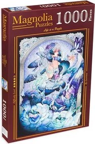 MAGNOLIA Puzzle Půlnoční modř / 1000 dílků / 48 x 68 cm