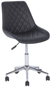 Kancelářská židle z eko kůže černá MARIBEL Beliani