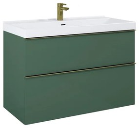LOTOSAN Scarlet skříňka pod umyvadlo/desku 100cm, smaragd matná AQ LN8562
