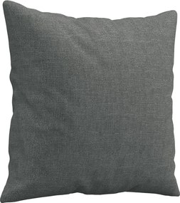 2dílná sedací souprava s polštáři tmavě šedá textil 3202103