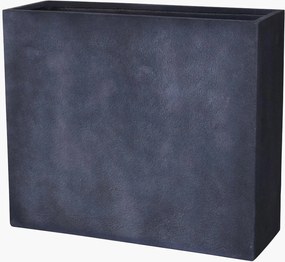 Květináč ELEMENTO, sklolaminát – vzhled kamene, šířka 88 cm, antracit
