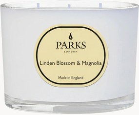 Ručně vyrobená vonná svíčka se třemi knoty Vintage Aromatherapy (lípa, magnólie a jemné pižmo)