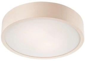 RUEL Stropní moderní osvětlení, 2xE27, 60W, 37cm, kulaté, světlé dřevo LD-PD.6.2