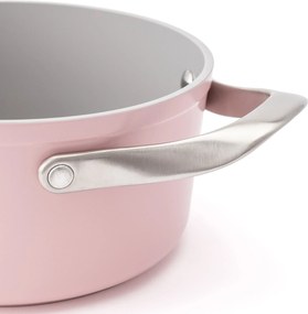 Elmich Nepřilnavý keramický hrnec Zen Ø 18 cm - růžová