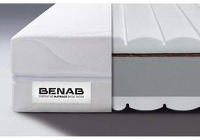 Středně tvrdá/extra tvrdá pěnová oboustranná matrace 80x200 cm BonVitality HR – BENAB