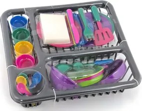 Dětský kuchyňský set s odkapávačem a houbičkou / Hračka / Plast / od 3