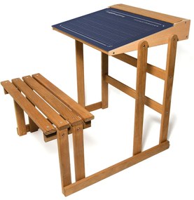 Dřevěná lavice s oboustrannou tabulkou Vilac