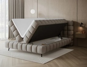 Kontinentální postel Sabrina 140x200, kapučíno (royal 20)