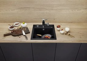 Blanco Dalago 45, silgranitový dřez 465x510x190 mm, 1-komorový, tartufo, BLA-517317