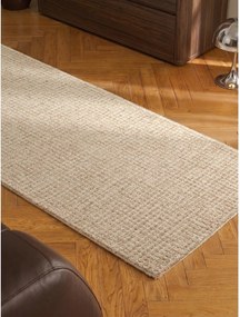 Vlněný běhoun v přírodní barvě 80x250 cm Eloise – Hanse Home