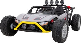 Ramiz Elektrická bugina Racing 5 pro děti +3 šedá + motory 2x200W + dálkové ovládání + pomalý start