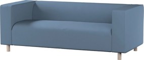 Potah na pohovku IKEA  Klippan 2-místná barva modrá látka pletený vzor