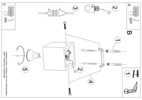 Sollux SL.0493 - Bodové svítidlo QUAD 1xGU10/10W/230V dřevo