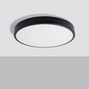 Sollux Lighting Stropní svítidlo ONYX 60 černá LED 3000K