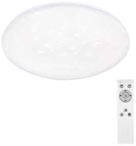 Solight LED stropní světlo Star, kulaté, 24W, 2400lm, dálkové ovládání, 37cm