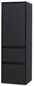 Mereo Mereo, Opto, koupelnová skříňka vysoká 125 cm, levé otevírání, bílá, dub, bílá/dub, černá, CN944L