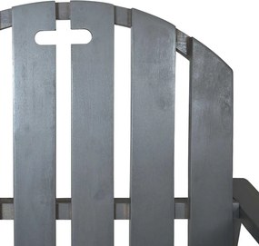 Zahradní křesla 2 ks šedé masivní akáciové dřevo 312419