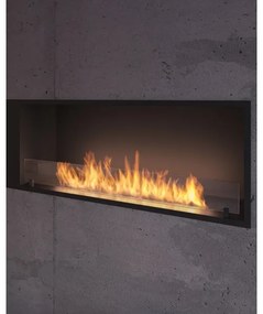 InFire - Vestavěný BIO krb 49,4x124,4 cm 6kW černá