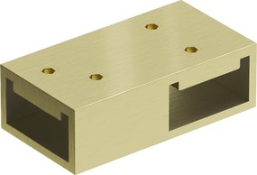 Mexen T spoj pro Kioto WALK-IN sprchové stěny 8mm, zlatá matná, 800-09-55