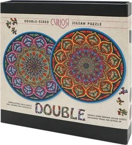 CURIOSI Puzzle Double: Plamen / 154 dílků / oboustranné / dřevěné