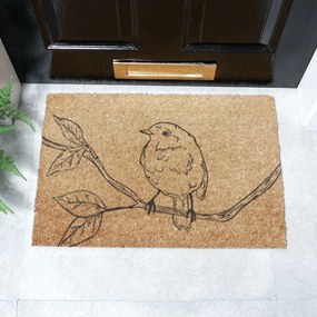 Rohožka z kokosového vlákna 40x60 cm Pencil Robin – Artsy Doormats