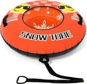 Costway Nafukovací zimní pneumatika s tažným lankem a rukojetí Snowtube