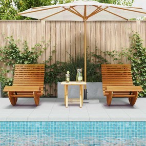 Houpací opalovací lehátka 2 ks akáciové dřevo 277093