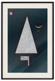 Plakát Bílé ohnisko - geometrická kompozice Wassilyho Kandinského