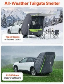 Stan SUV se stínící markýzou VEVOR, 1500 × 1500 mm