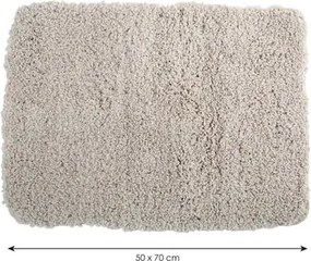 MSV MICROFIBER béžová / Koupelnová předložka / 50 x 70 cm / polyester