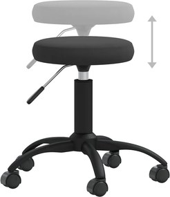 Otočná kancelářská židle černá samet 333171