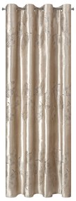 ZATEMŇOVACÍ ZÁVĚS NA KROUŽCÍCH IDALIA 140X250 CM LISTY