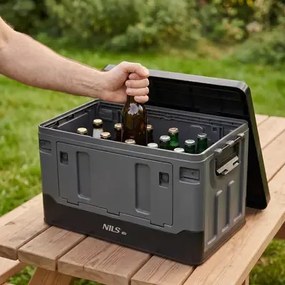 NILS CAMP Skládací box s víkem  NCB4602 38 litrů