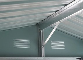 Zahradní domek BestBerg ZDB-9SD / 9 m² / 279 x 324 x 211 cm / dekor bílé dřevo/šedá