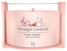 Yankee Candle Votivní svíčka ve skle Pink Sands, 37g