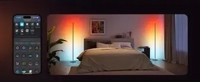 Govee H8076 Smart Corner Floor Lamp černá / Stojací lampa / RGBICWW /