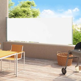 Zatahovací boční markýza 180 x 514 cm krémová 313406