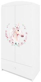 Babydreams | šatní skříň | bílá | kůň