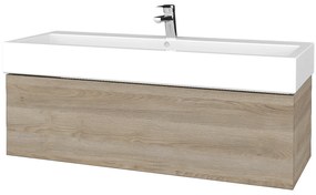 Dřevojas Koupelnová skříň VARIANTE SZZ 120 Varianta: N01 Bílá lesk / D06 Ořech