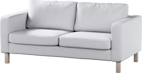 Potah na pohovku IKEA Karlstad 2-místná, nerozkládací, krátký barva bílá látka pletený vzor
