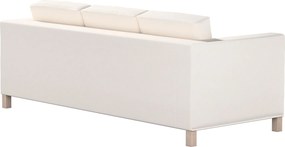 Potah na pohovku IKEA  Karlanda 3-místná nerozkládací, krátký barva béžová látka pletený vzor