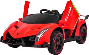 Elektrické autíčko Lamborghini Veneno červené