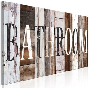 Obraz - Board: Bathroom (1 Part) Narrow