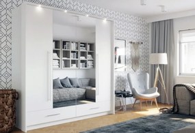 Casarredo - Komfort nábytek Šatní skříň DOLETO 210 bílá