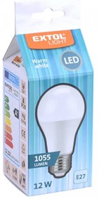 žárovka LED klasická, 12W, 1055lm, E27, teplá bílá